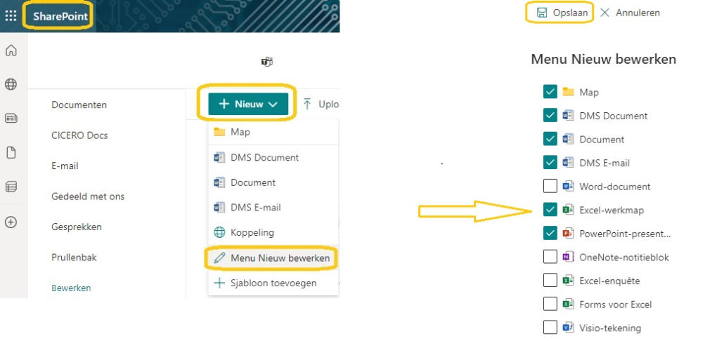 DOCUMENTBEHEER - DMS - SHAREPOINT - CICERO LawPack